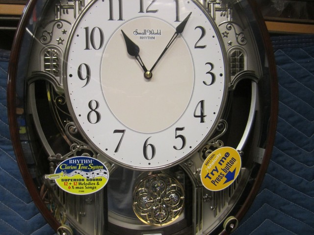 Rhythm Clocks "Chateau" Musical Motion Clock for sale online | eBay