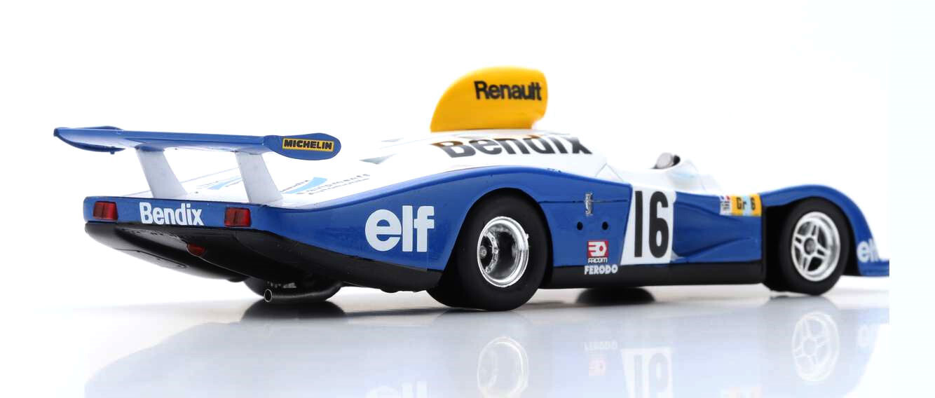 Spark S1556 Renault Alpine A442 Turbo V6 #16 Le Mans 1977 - 1/43 Scale ...
