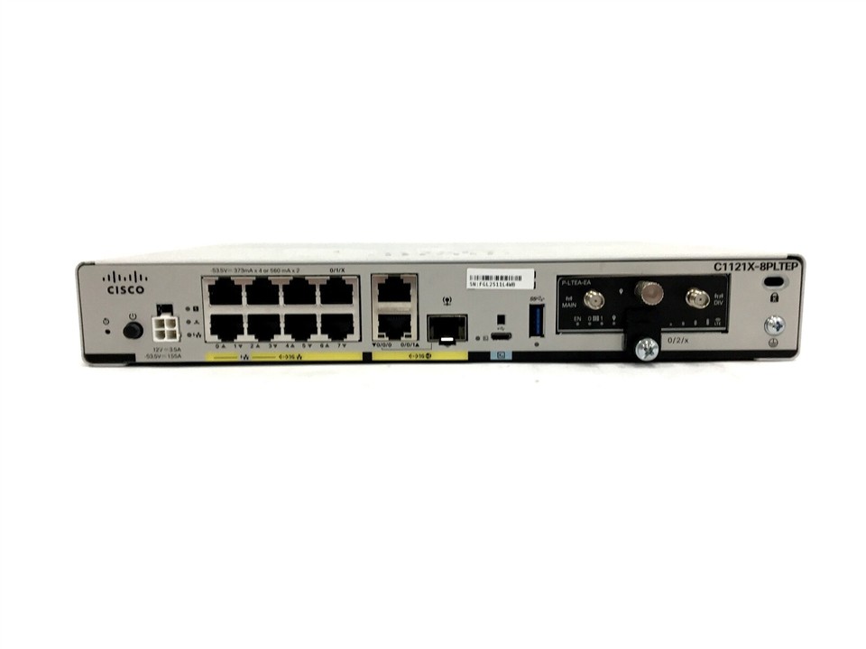 Cisco C1121X-8PLTEP Cellular Ethernet Modem Wireless Router w/ P-LTEA ...