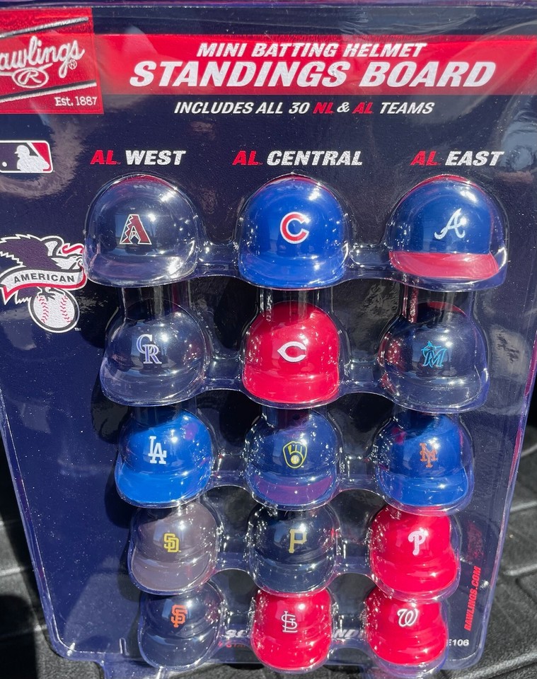 MLB MAJOR LEAGUE BASEBALL ~ Full Set of 30 Mini Batting Helmet ...