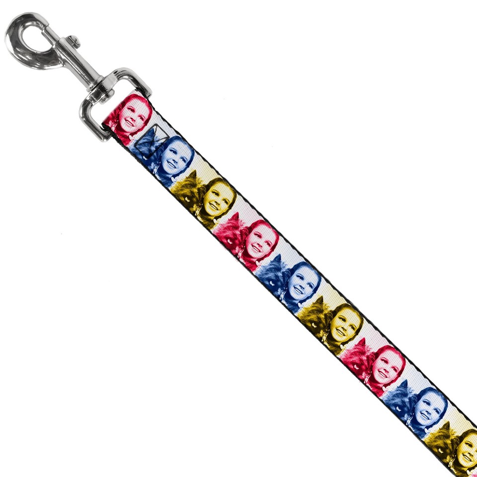 Dog Leash 6-FEET The Wizard of Oz Dorothy and Toto Pose Blocks Blues ...