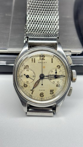 Vintage Gallet Commander Chronograph 1930’s Watch | eBay