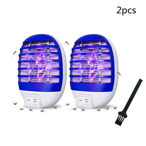 LED Socket Mosquito Killer Lamp US/EU Plug Electric Mosquito Fly Bug ...