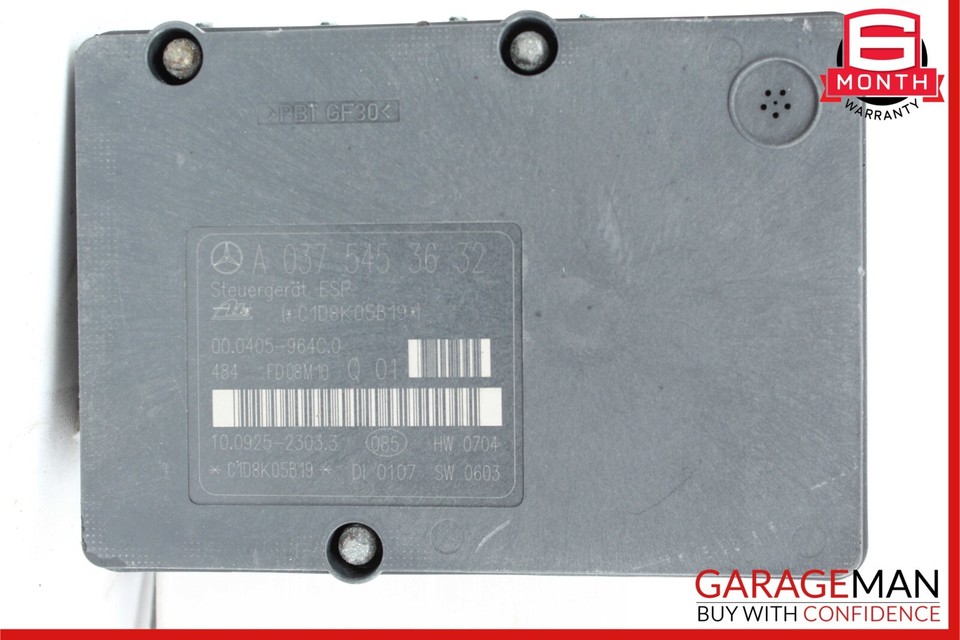 05-09 Mercedes W209 CLK350 ABS Anti Lock Brake Pump ESP Control Module ...
