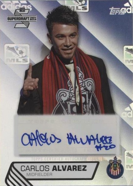 2013 Topps MLS - SuperDraft Autographs #SDA-CA Carlos Alvarez, Carlos ...