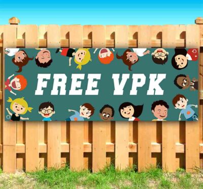 FREE VPK Advertising Vinyl Banner Flag Sign Many Sizes PRESCHOOL | eBay