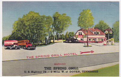 TENNESSEE DOVER SPRING GRILL TRUCK STOP SERVICE STATION ADVERTISING ...