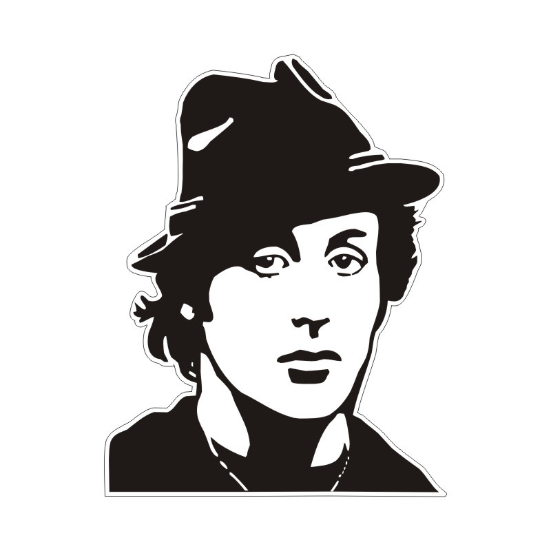 Sticker plastifié SYLVESTER STALLONE Rocky Balboa - 10cm x 8cm | eBay