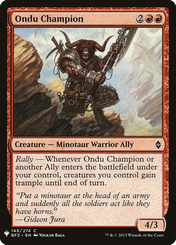 Ondu Champion | MtG Magic Mystery Booster Cards | English | Near Mint ...