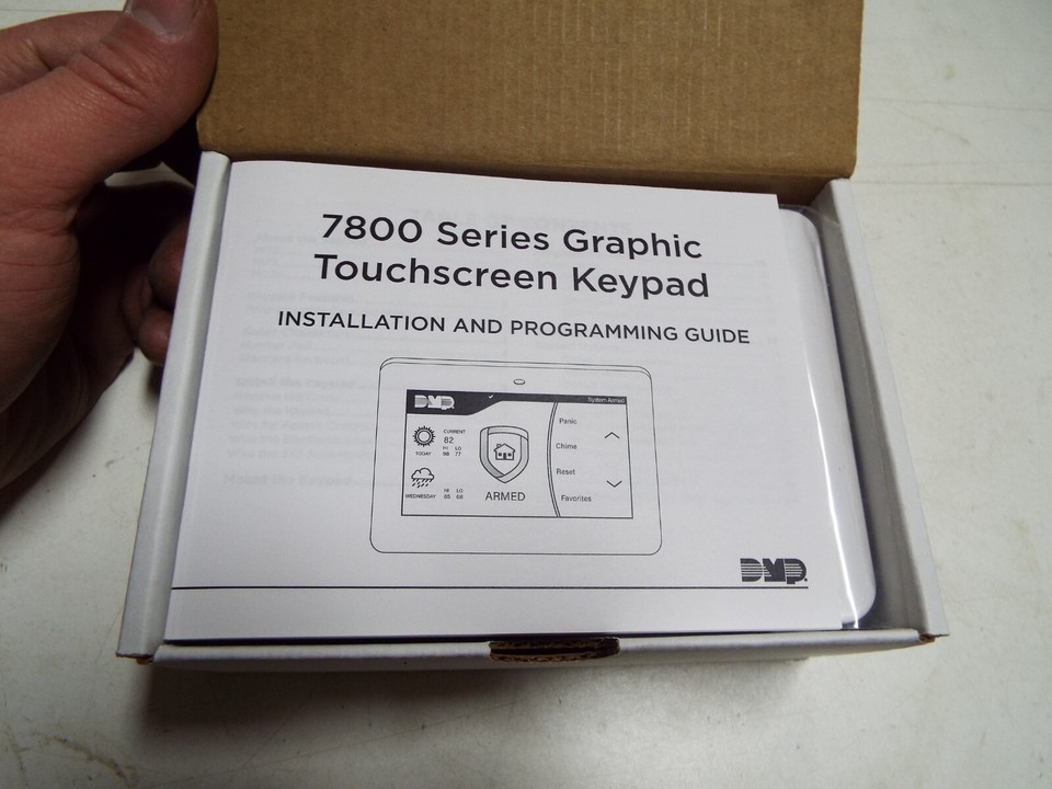 DMP 7872-B Graphic Touchscreen LCD Keypad (white) | eBay