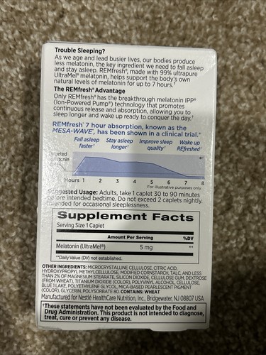 Remfresh 6543873092 5mg Sleeping Aids for sale online | eBay