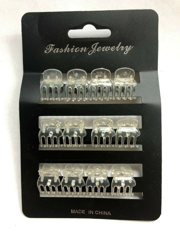 @ BLACK CLEAR @ MINI 1.5 cm HAIR CLAW CLAMPS~HAIR CLIPS~HAIR GRIPS ...