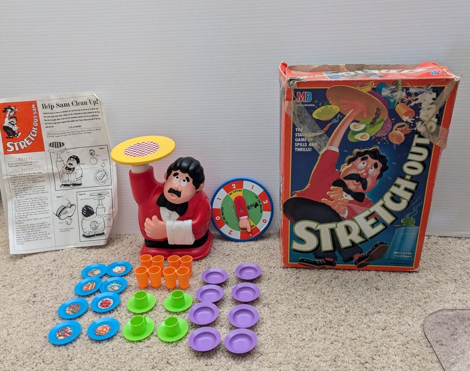 Stretch Out Sam 1990 Family Action Game-Complete-No Batteries Needed ...