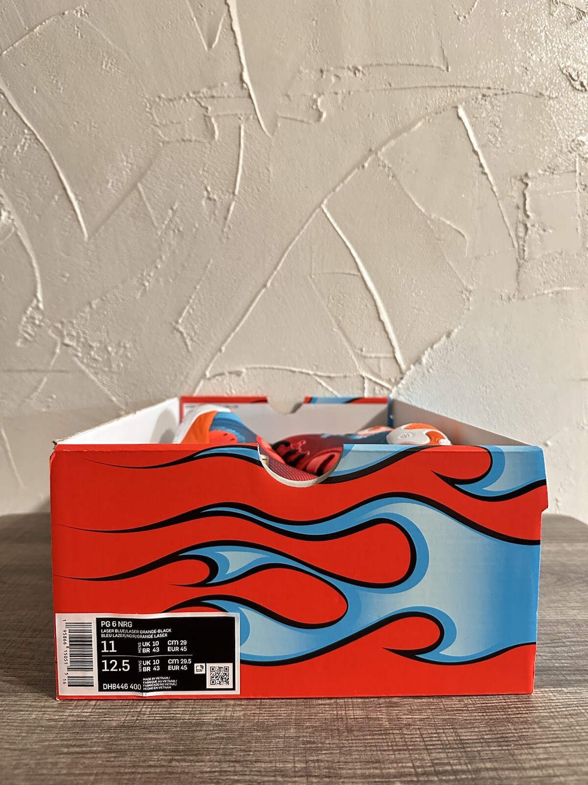 Size 8.5 - Nike PG 6 x Hot Wheels Blue/Orange/Red 2022 for sale online ...