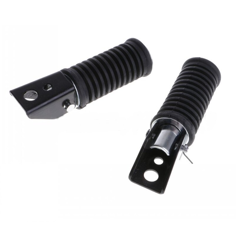 2x Street Motorcycle Footrest Foot Pegs Rest Scooter Pedal for For ...