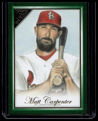 Matt Carpenter 2019 Topps Gallery #88 Green /99 St. Louis Cardinals | eBay