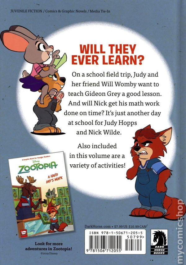 Zootopia School Days HC Disney Comics #1-1ST NM 2019 Stock Image | eBay