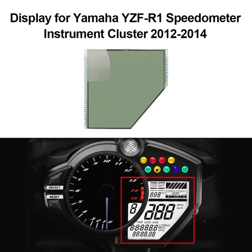 Display for Yamaha YZF-R1 Speedometer Instrument Cluster 12-14 | eBay ...