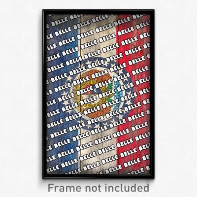 Belle Missouri Poster (MO City Souvenir 11x17 Town Print) | eBay