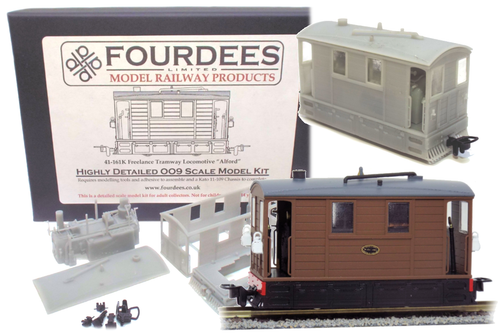 Fourdees Freelance Steam Tram Alford 009 / OO9 Scale Kit for Kato 11 ...