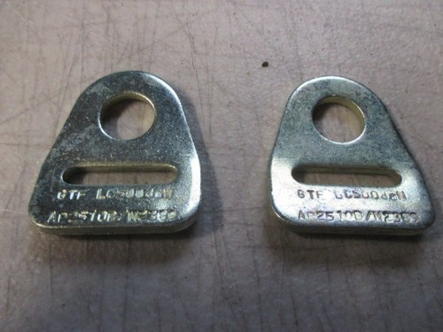 pair of bolt down eyelet plates for 25mm wide straps | eBay