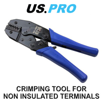 US PRO Crimping Tool For Non Insulated Terminals - Ratchet Type 6736 ...