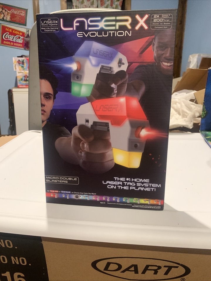 Laser X Evolution Micro Double Blasters Laser Tag Gaming Experience 2 ...