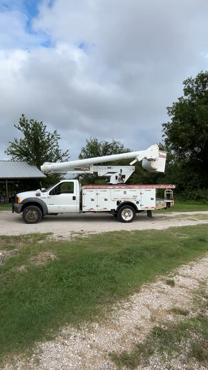 4x4 Ford F550 Diesel Bucket Truck, 2005, 6.0L Bullet Proofed, 45ft ...