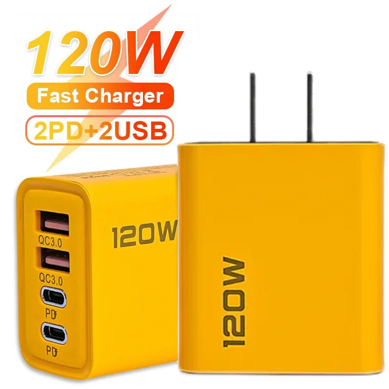 120W Fast Charging USB Type C Wall Charger For iPhone 16 Pro Max 15 14 13 12 11 | eBay