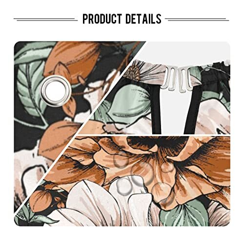 Vintage Modern Floral Flower Barber Cape for Men Women Waterproof ...