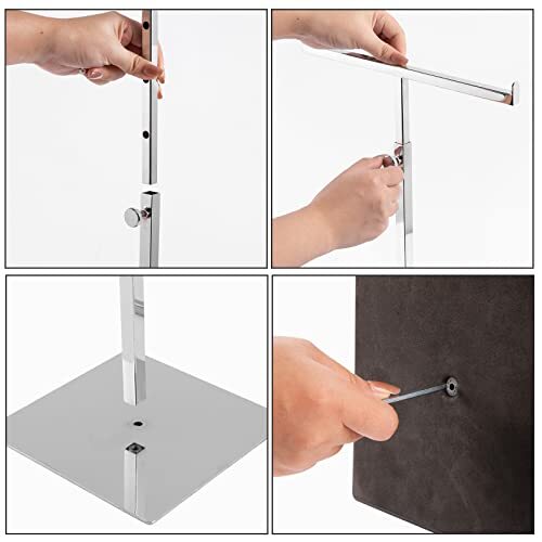 Countertop Jewelry/Scarf/Handbag T-Bar Display Stand with Adjustable ...