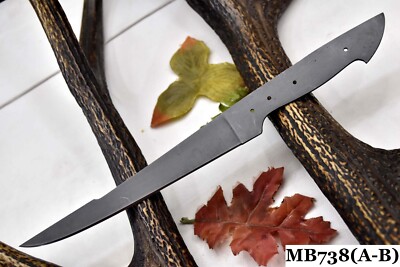 Custom Spring Steel 5160 Blank Blade Fillet Hunting Knife,No Damascus ...