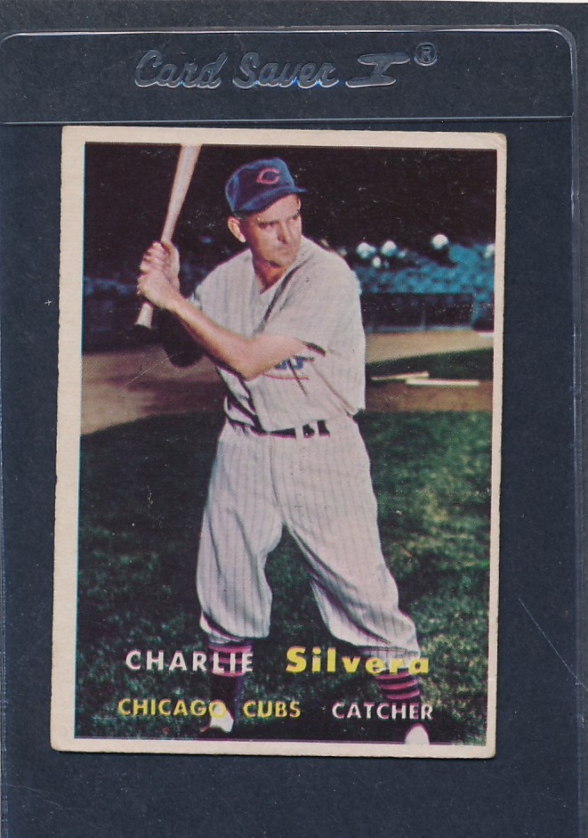 1957 Topps #255 Charlie Silvera Cubs VG 57T255-111115-2 | eBay