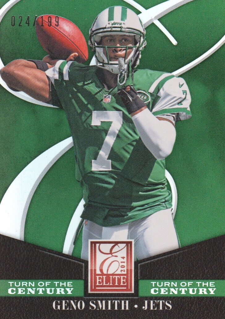 2014 Elite Turn of the Century New York Jets Football Card #67 Geno ...