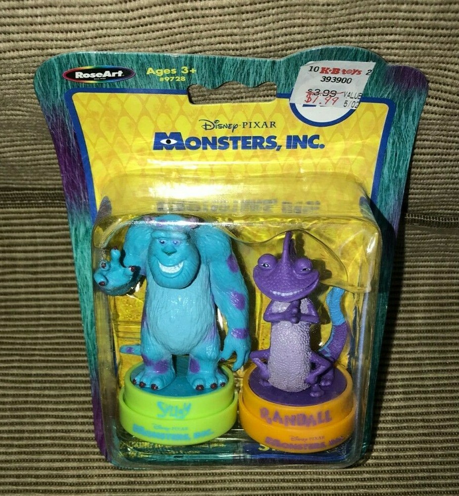 New VTG 2001 Rose Art Disney Pixar Monsters Inc Sully Randall Figure ...