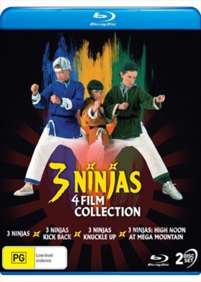 3 Ninjas : 4-Film Collection Blu-Ray | eBay Australia