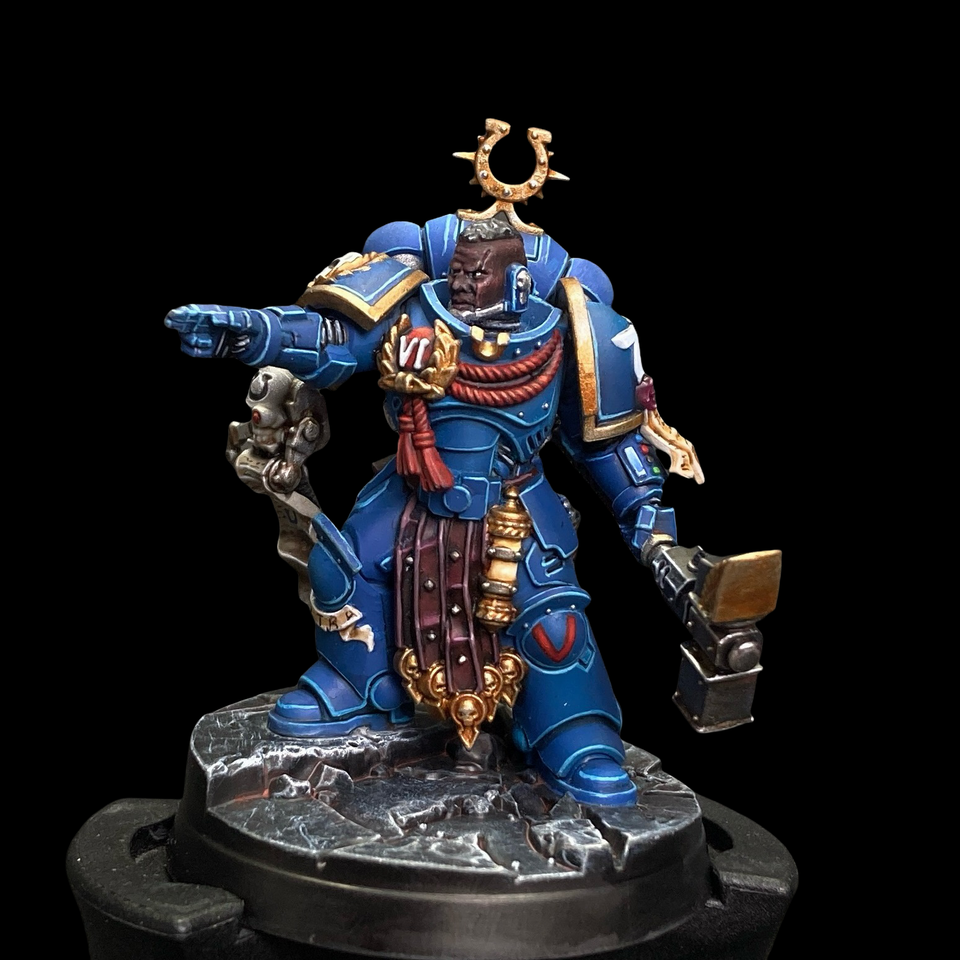 40K ULTRAMARINES:FERREN AREIOS Space Marines army pro painted Gallery ...