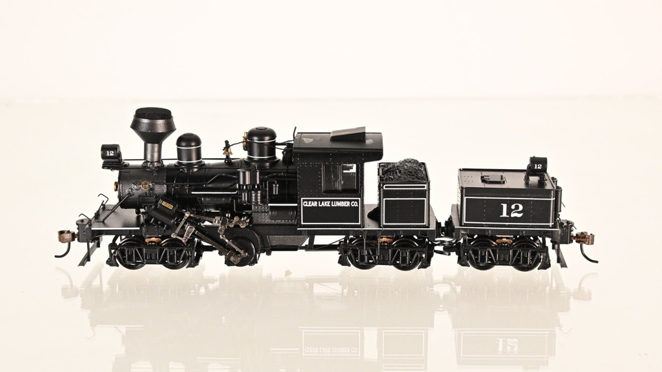 Bachmann Spectrum 70 Ton Three Truck Climax Clear Lake Lumber 12 DCC w ...