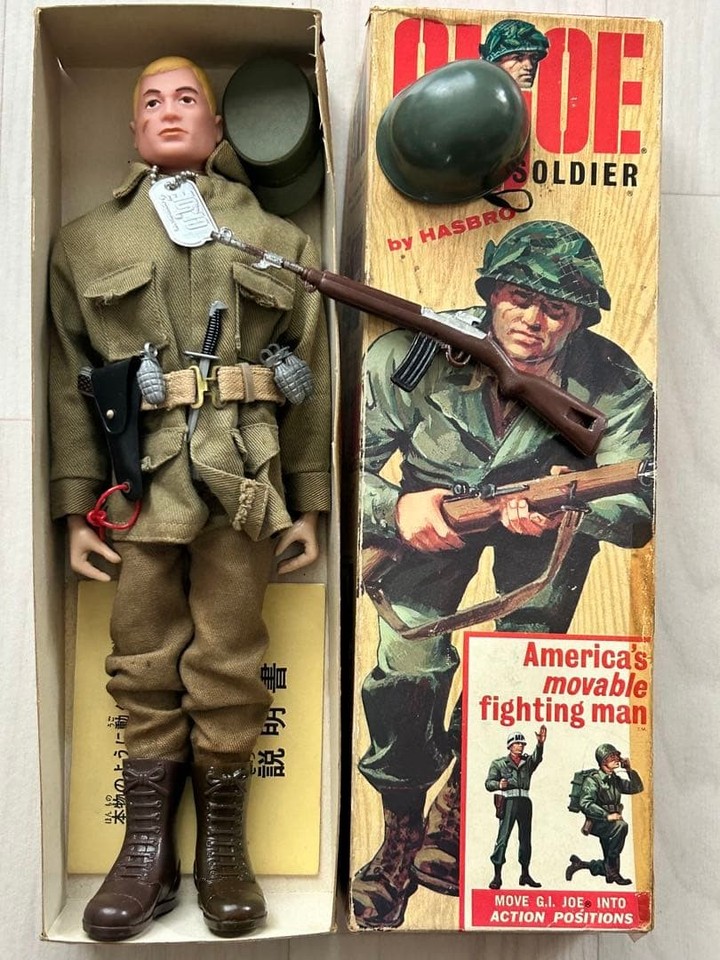 GI Joe Hasbro the 60s Action Soldier Helmet and grenade Vintage Used ...
