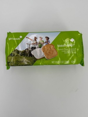 Girl Scout Cookies Toast-Yay! French Toast Cookies 8.5 oz - 1 Box of 16 ...