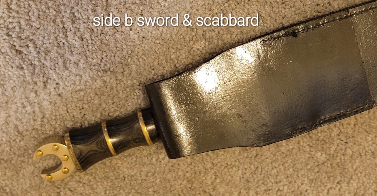 Roman-style Gladius-style Short Sword & Leather Scabbard, Keen Edged | eBay