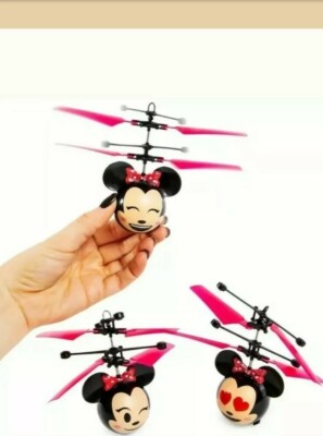 Disney Minnie Mouse + Mickey Mouse Heli Ball Indoor Helicopter Flying ...