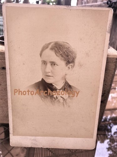 Antique Original Photograph Studio Portrait 1883 Young Lady Rochester ...