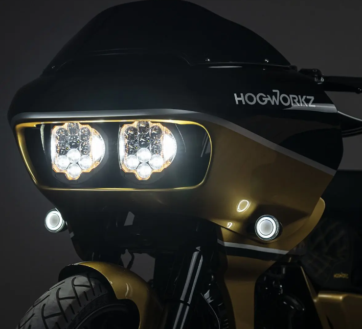 Hogworkz Harley? Road Glide Silvertooth? Performance LED Headlight '15 ...