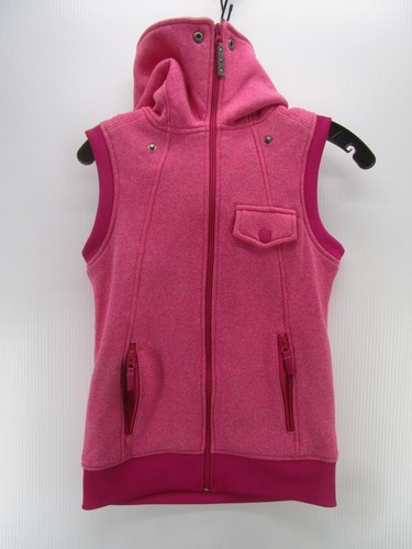 Burton Jacket Women XS Pink Vest Coat Dryride Snowboarding Ski Hoodie ...