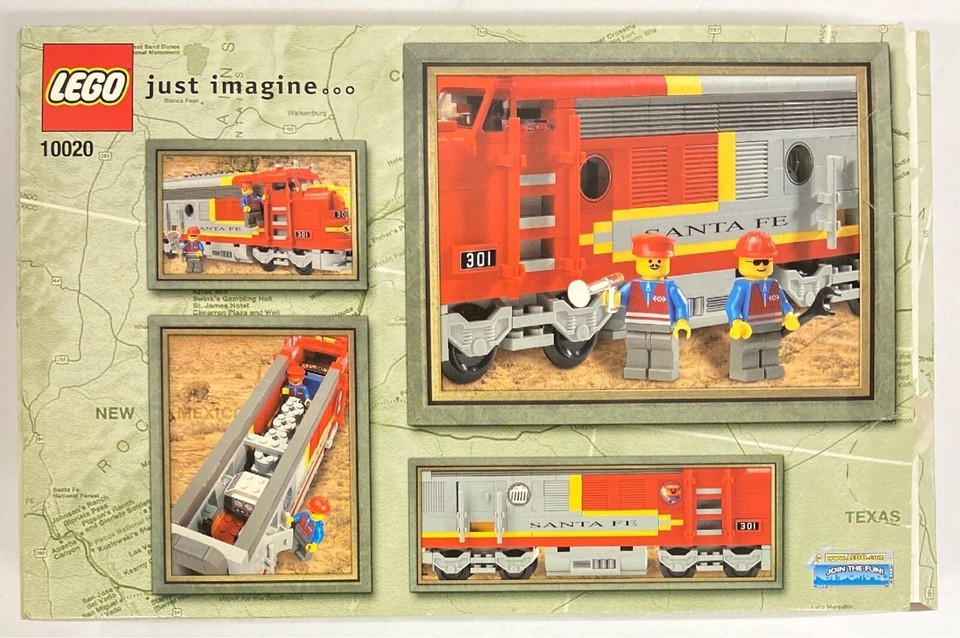 LEGO Santa Fe Super Chief 10020 Train Set 2002 Sealed Retired Rare | eBay