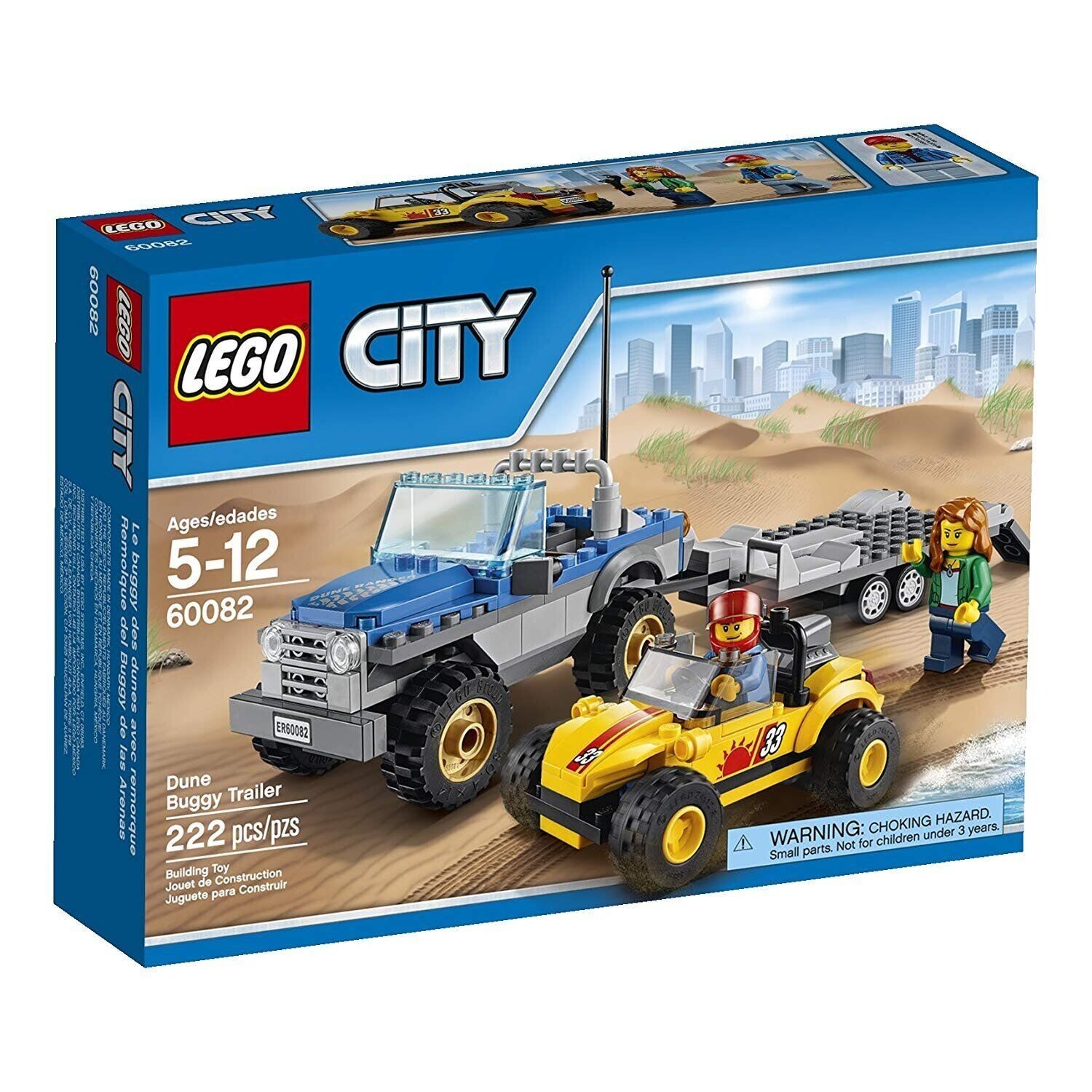 Lego 60082 - Lego City Great Vehicles Dune Buggy Trailer brand new LAST ...