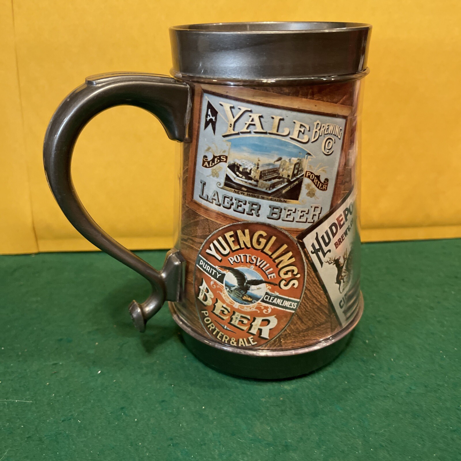 Vintage Flambeau Plastic Beer Mug Stein Yuengling. Zang . Hudepohl ...