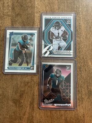 Travis Etienne 2021 Optic Rookie Base + 2 Rookie Inserts | eBay