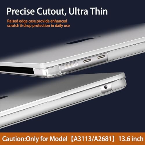 Compatible with MacBook Air 13.6 inch Case M3 A3113 M2 A2681 2025 2024 ...